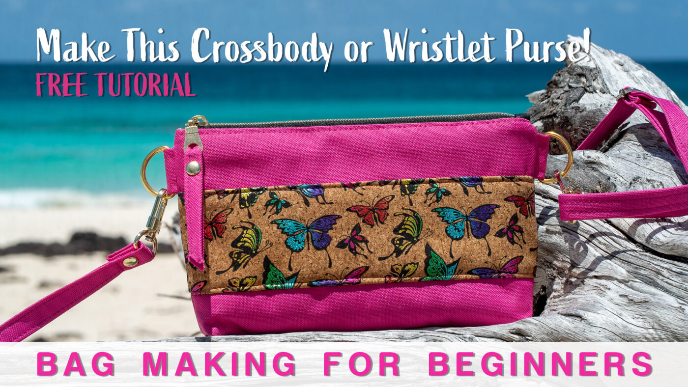 Easy Zipper Purse PDF Pattern - Crossbody Bag Or Wristlet